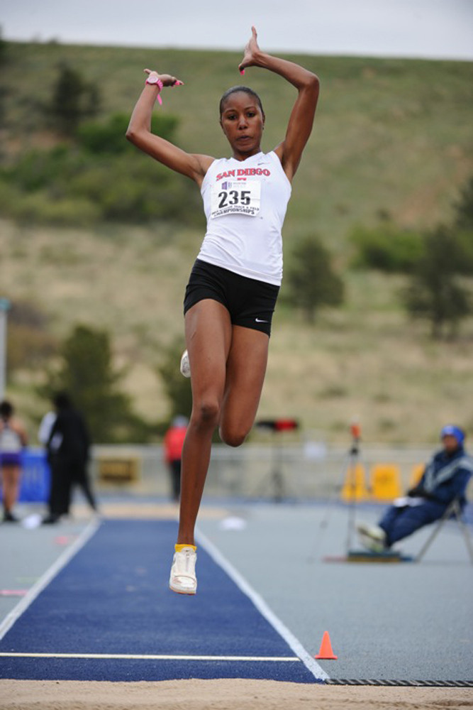 Shanieka Thomas Eyeing Triple Jump Title at NCAA's - San Diego State Aztecs