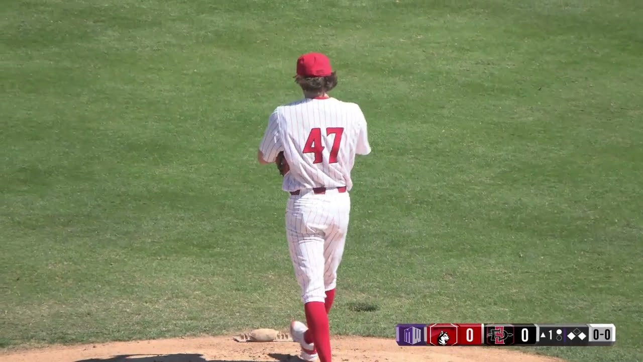 SDSU BASEBALL HIGHLIGHTS: AZTECS 5, NORTHEASTERN 8 - San Diego State Aztecs