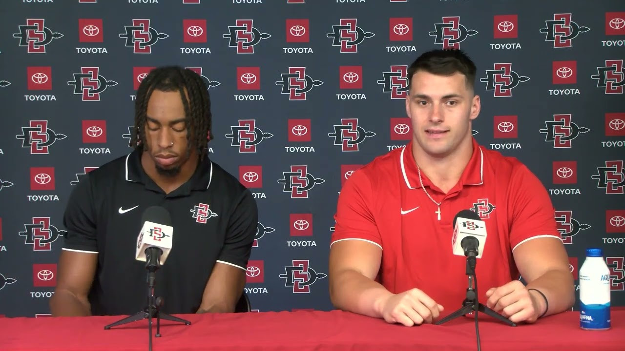 SDSU FOOTBALL: ERIC BUTLER & SETH ADAMS PREVIEW WYOMING - San Diego ...