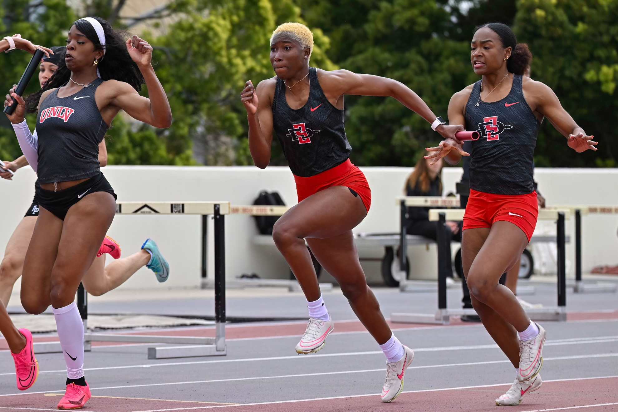 Relay Team Sets Facility Record at San Diego Mesa - San Diego State Aztecs