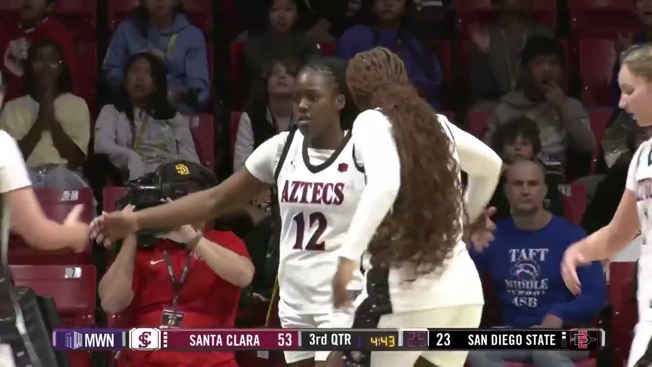 SDSU WOMEN'S HOOPS HIGHLIGHTS: AZTECS 47, SANTA CLARA 72 - San Diego ...