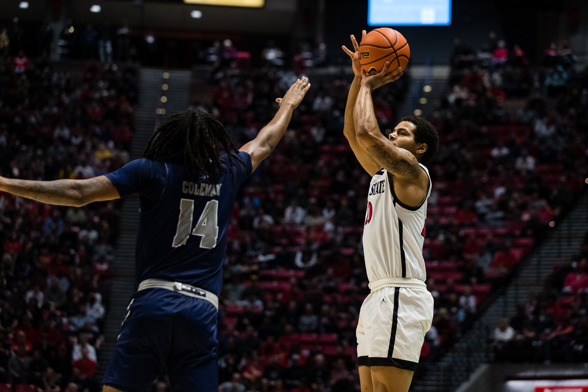 Aztecs Down Wolf Pack, 74-65 - San Diego State Aztecs