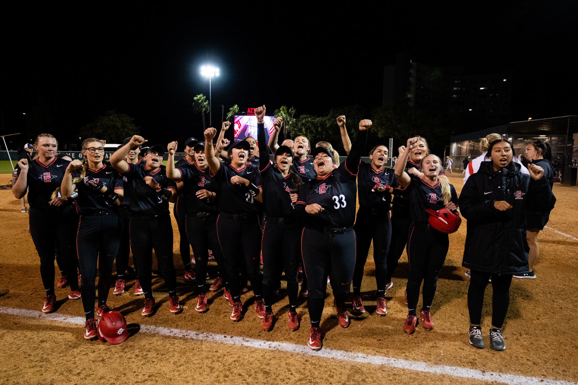 SDSU Softball Splits on Opening Day - San Diego State Aztecs