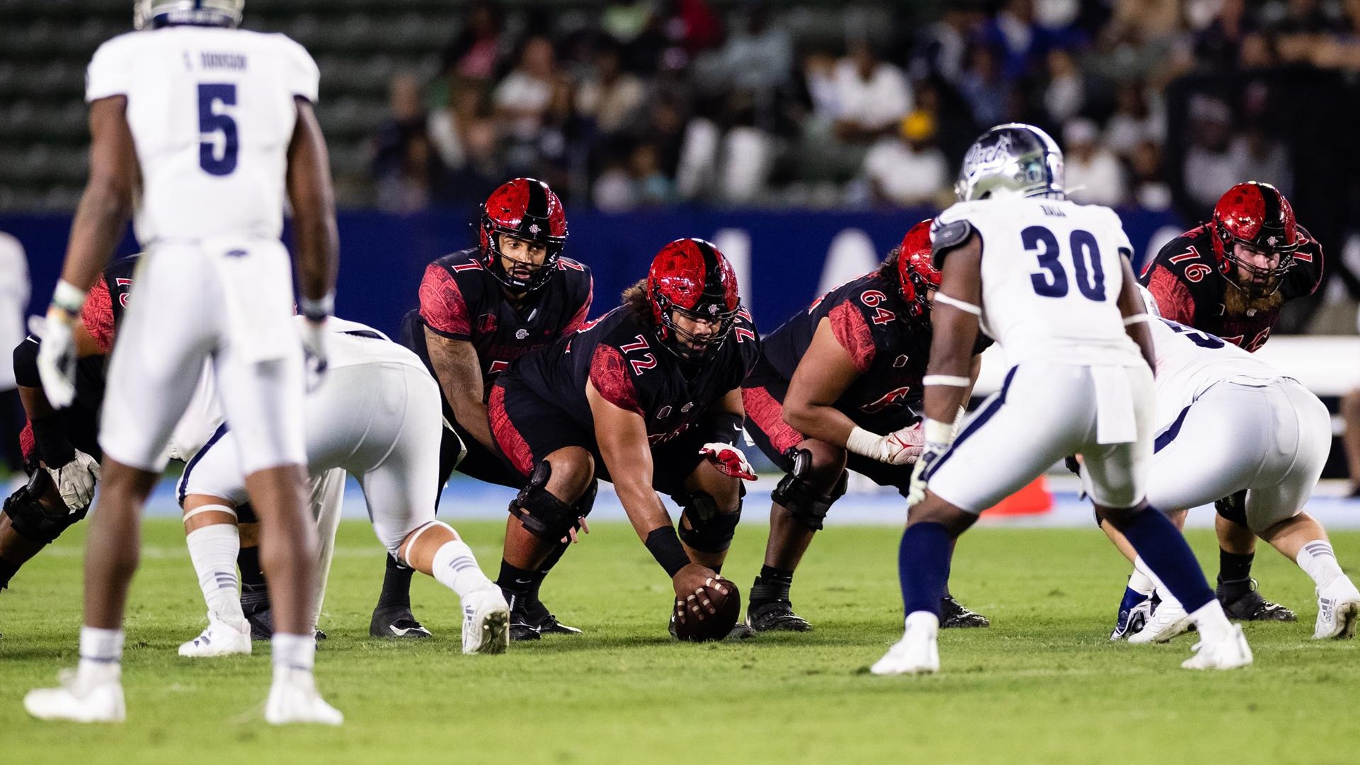Alama Uluave Named to Rimington Trophy Watch List - San Diego State Aztecs