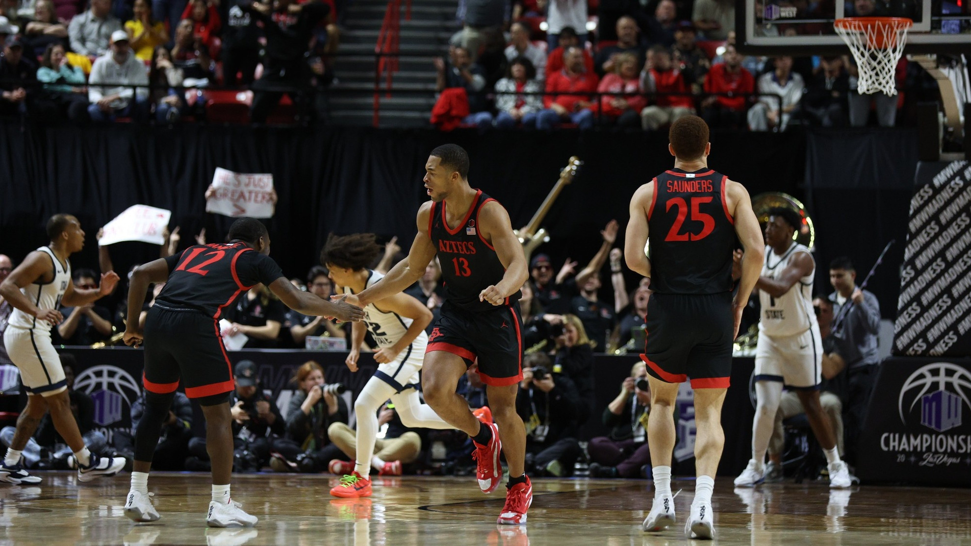 Aztecs Down No. 18 Utah State 86-70 - San Diego State Aztecs