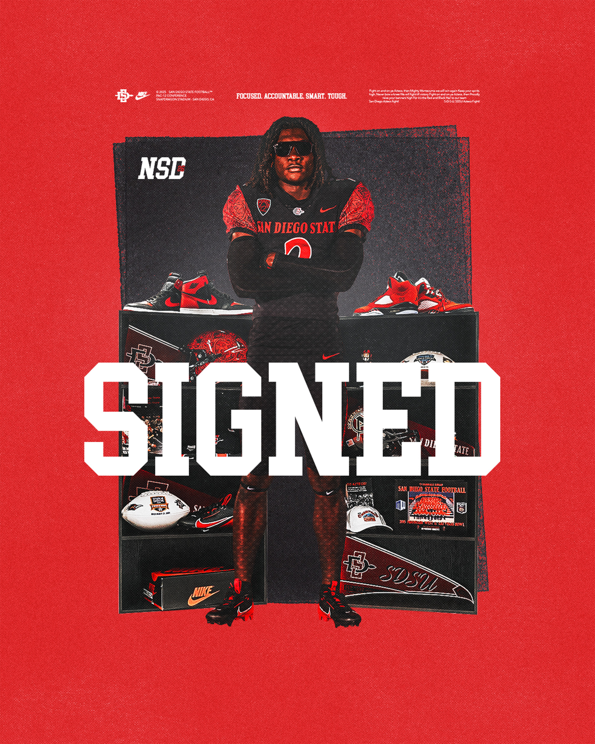 Derek Stevenson - 2026 Spring Football Roster - San Diego State Aztecs