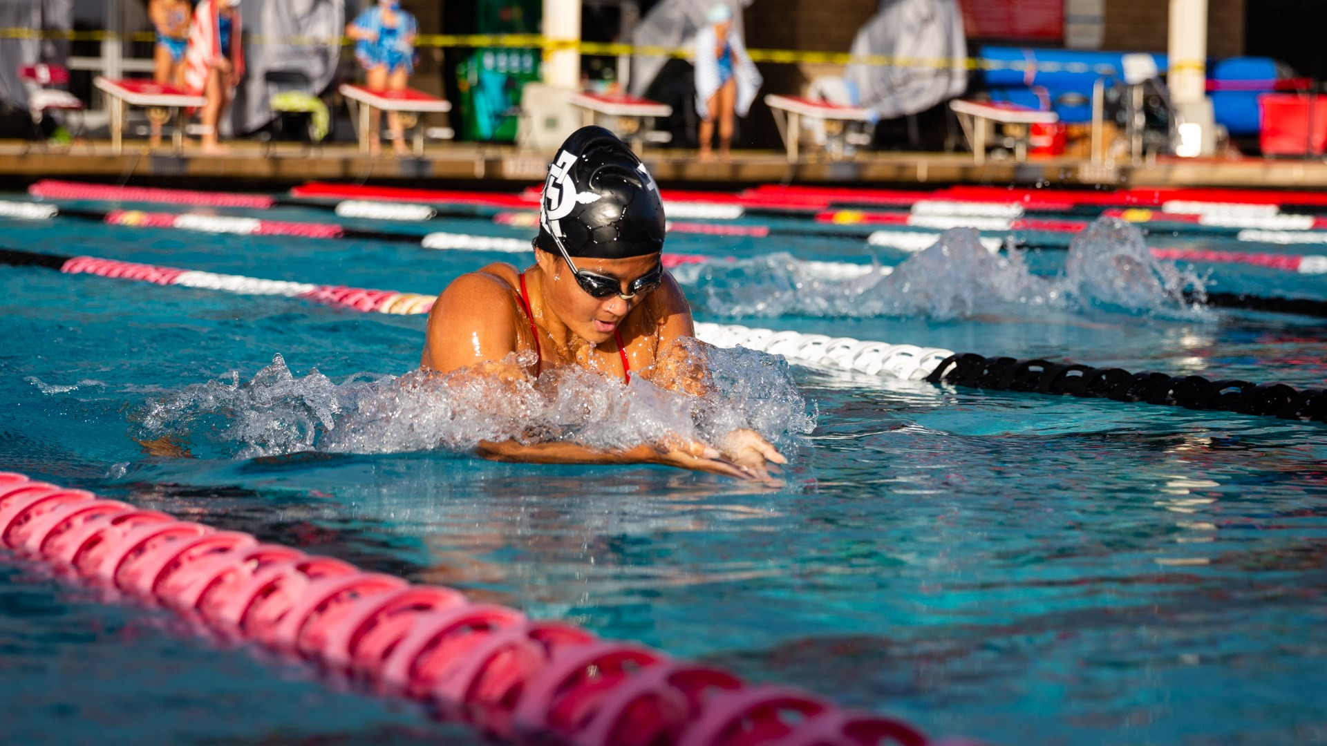 Aztec Swim and Dive Tops USD in Home Opener - San Diego State Aztecs