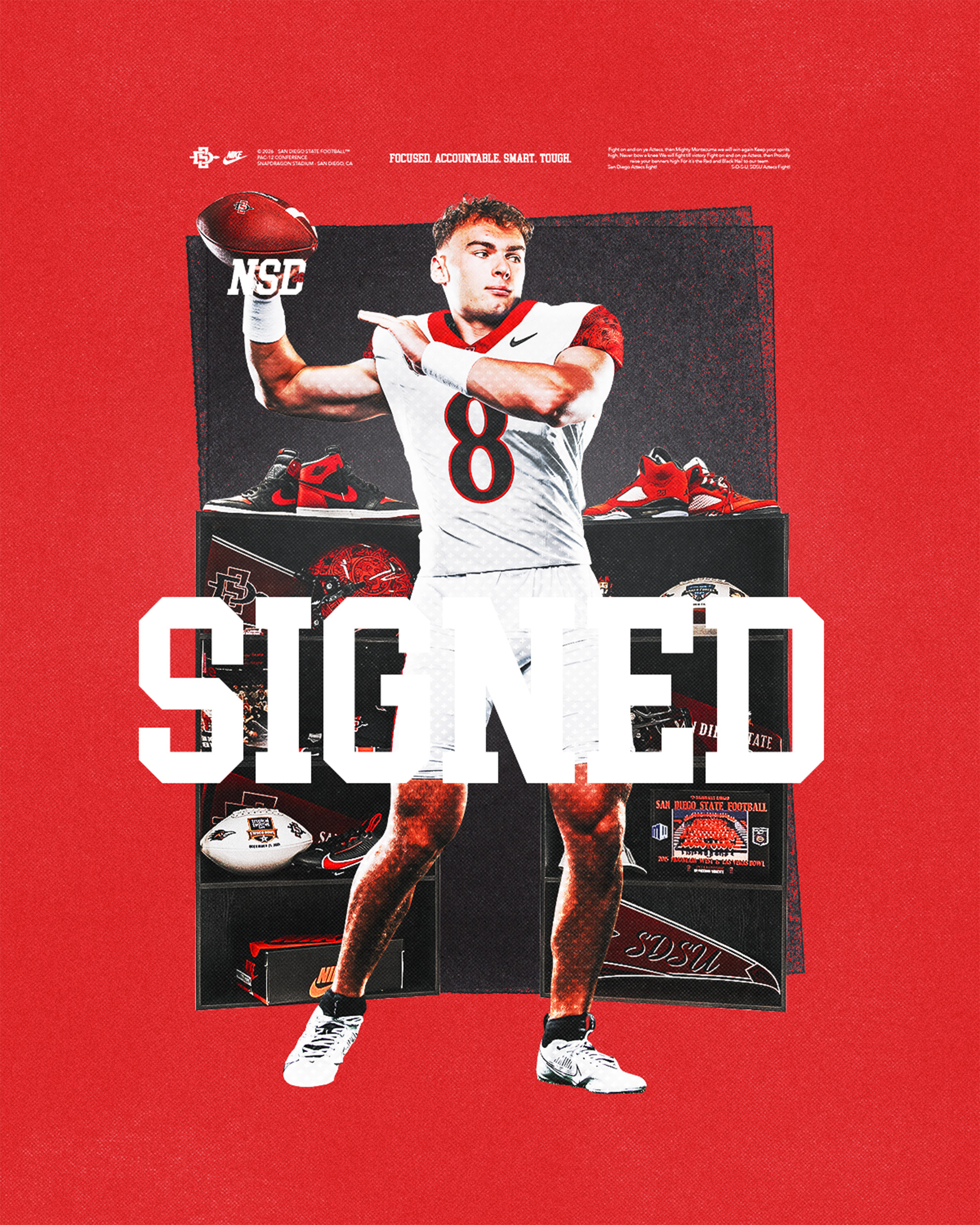 Stone Saunders - 2026 Spring Football Roster - San Diego State Aztecs