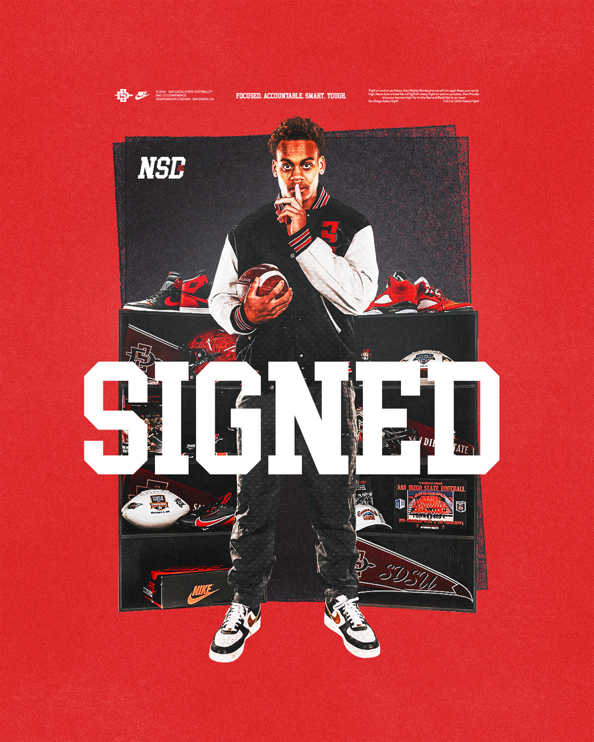 Mike Lindsay - 2026 Spring Football Roster - San Diego State Aztecs