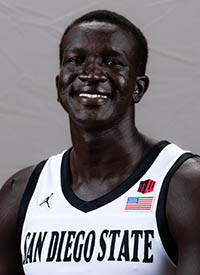 Aguek Arop - Men's Basketball 2022-23 - San Diego State Aztecs