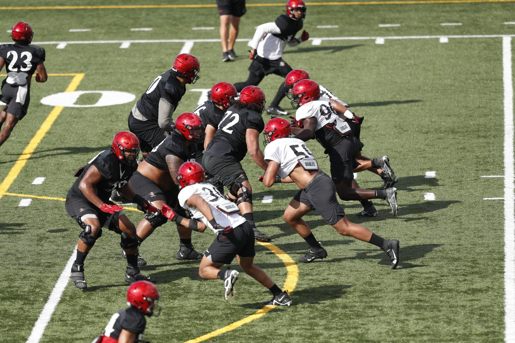 SDSU Practices for Final Time in Hawaii - San Diego State Aztecs