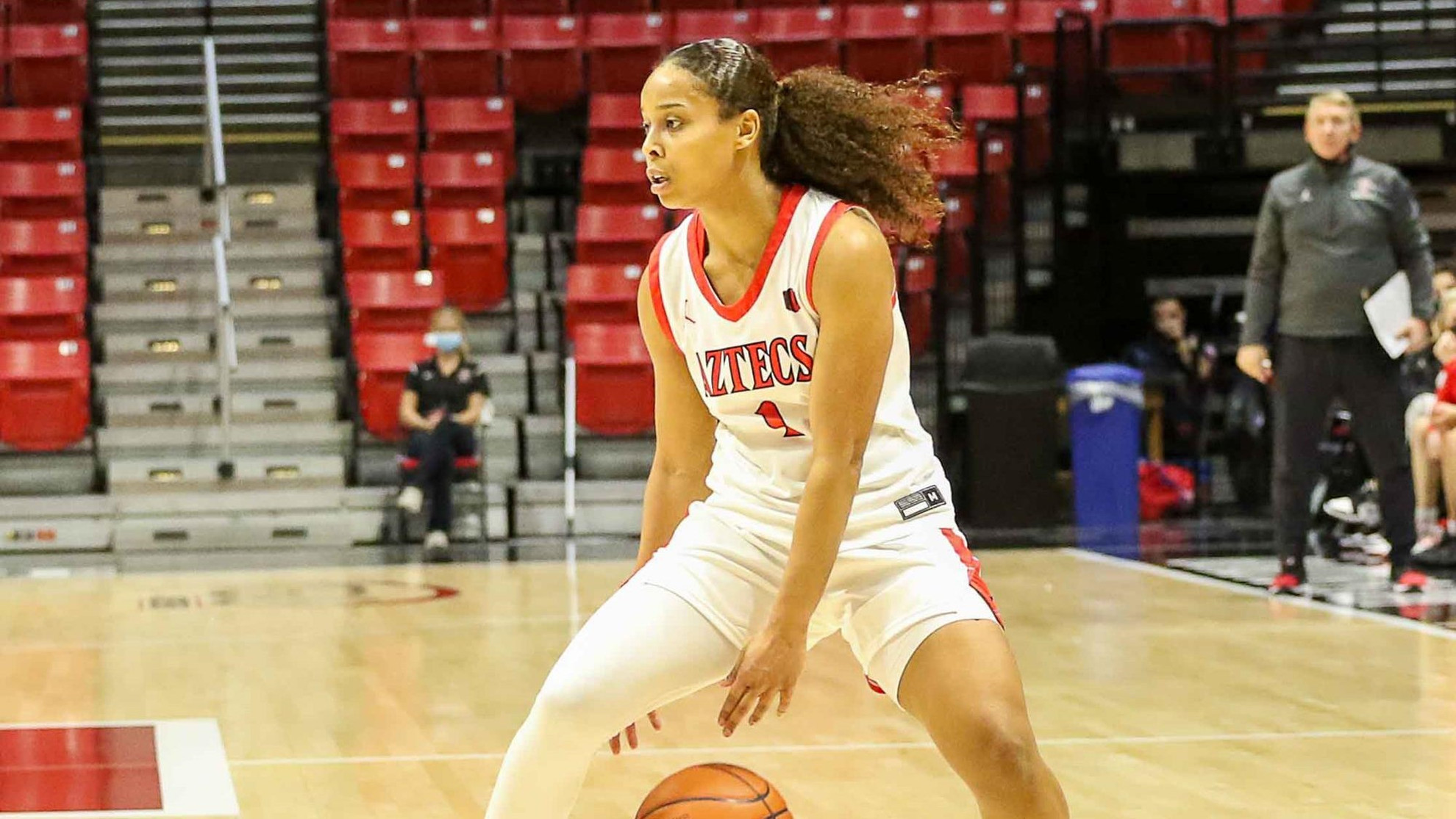 Aztecs Cruise Past Utah State 66-45 - San Diego State Aztecs