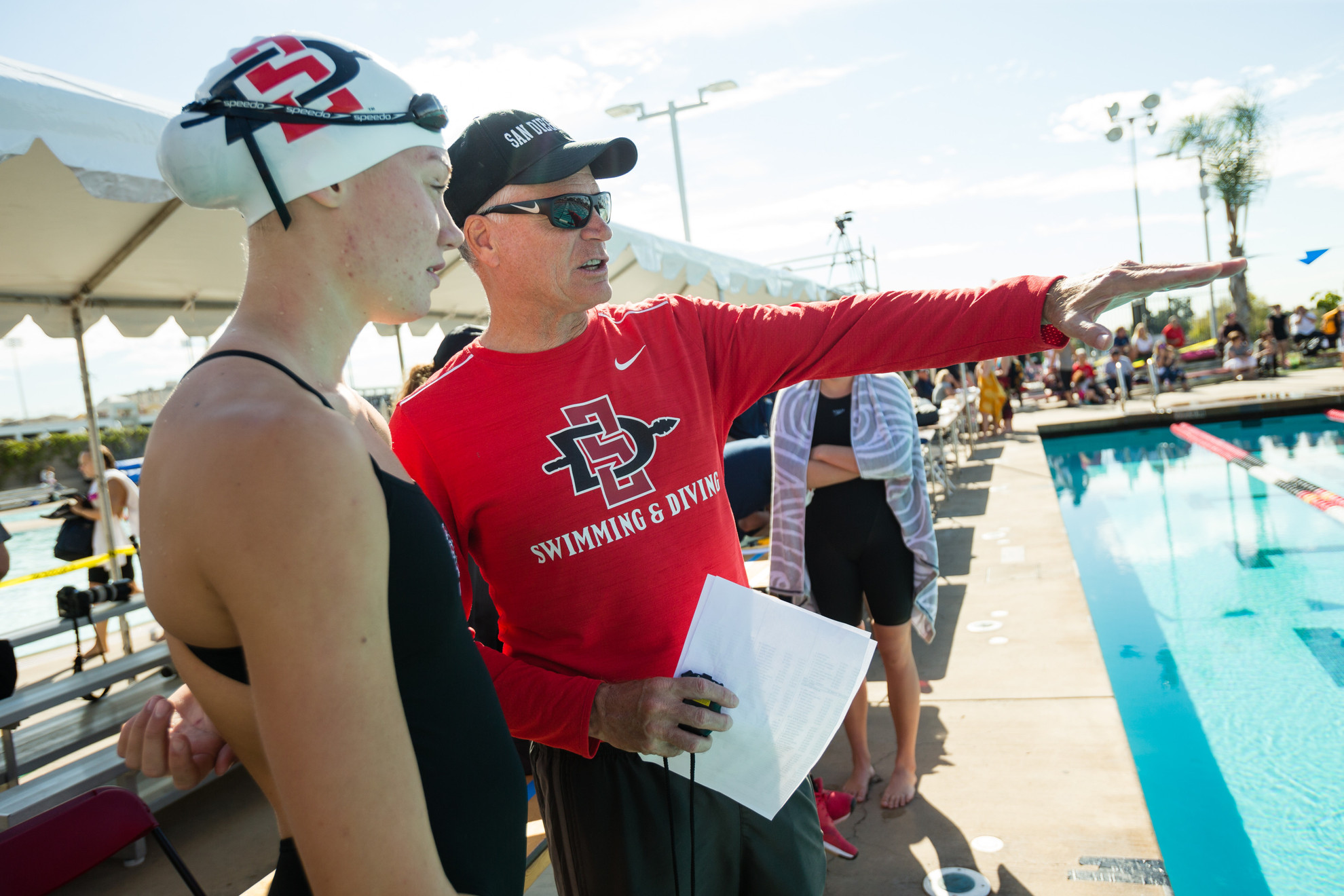 Swim & Dive Hosts Cal Poly and Air Force Friday - San Diego State Aztecs