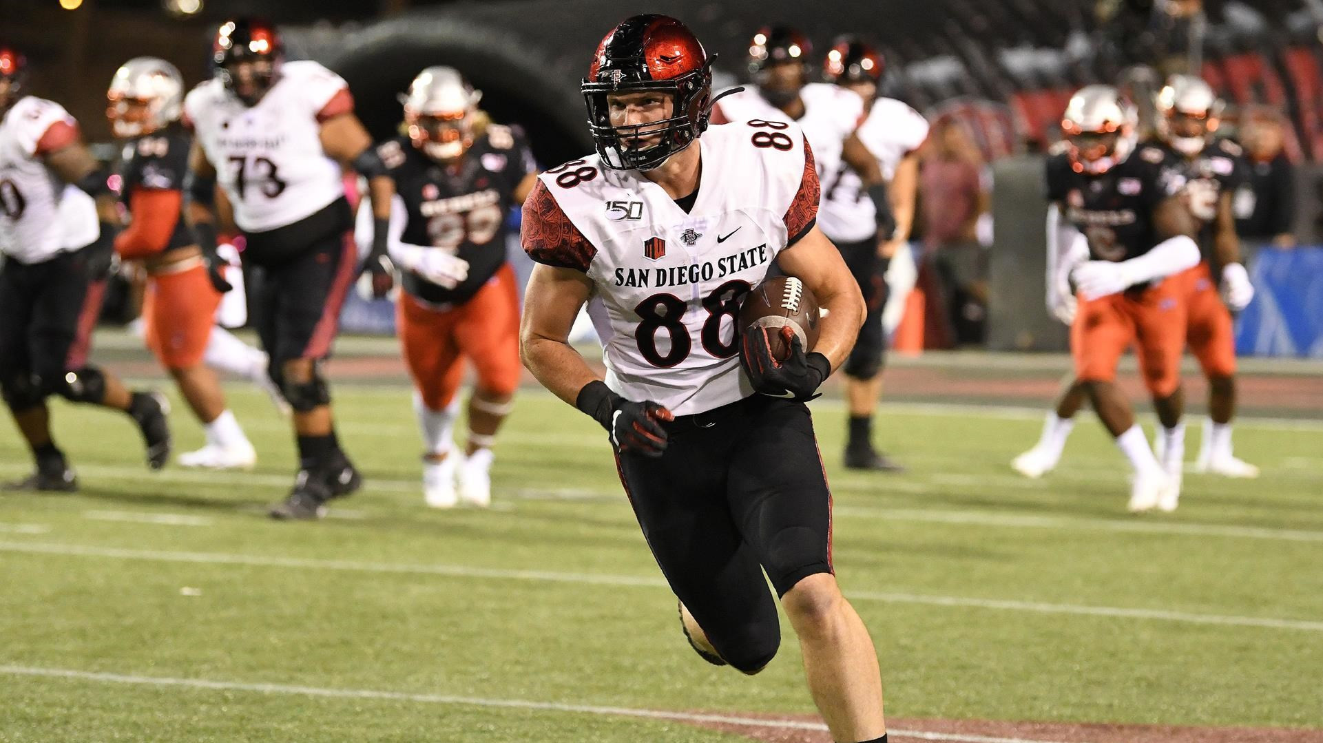 Daniel Bellinger on Mackey Award Watch List - San Diego State Aztecs