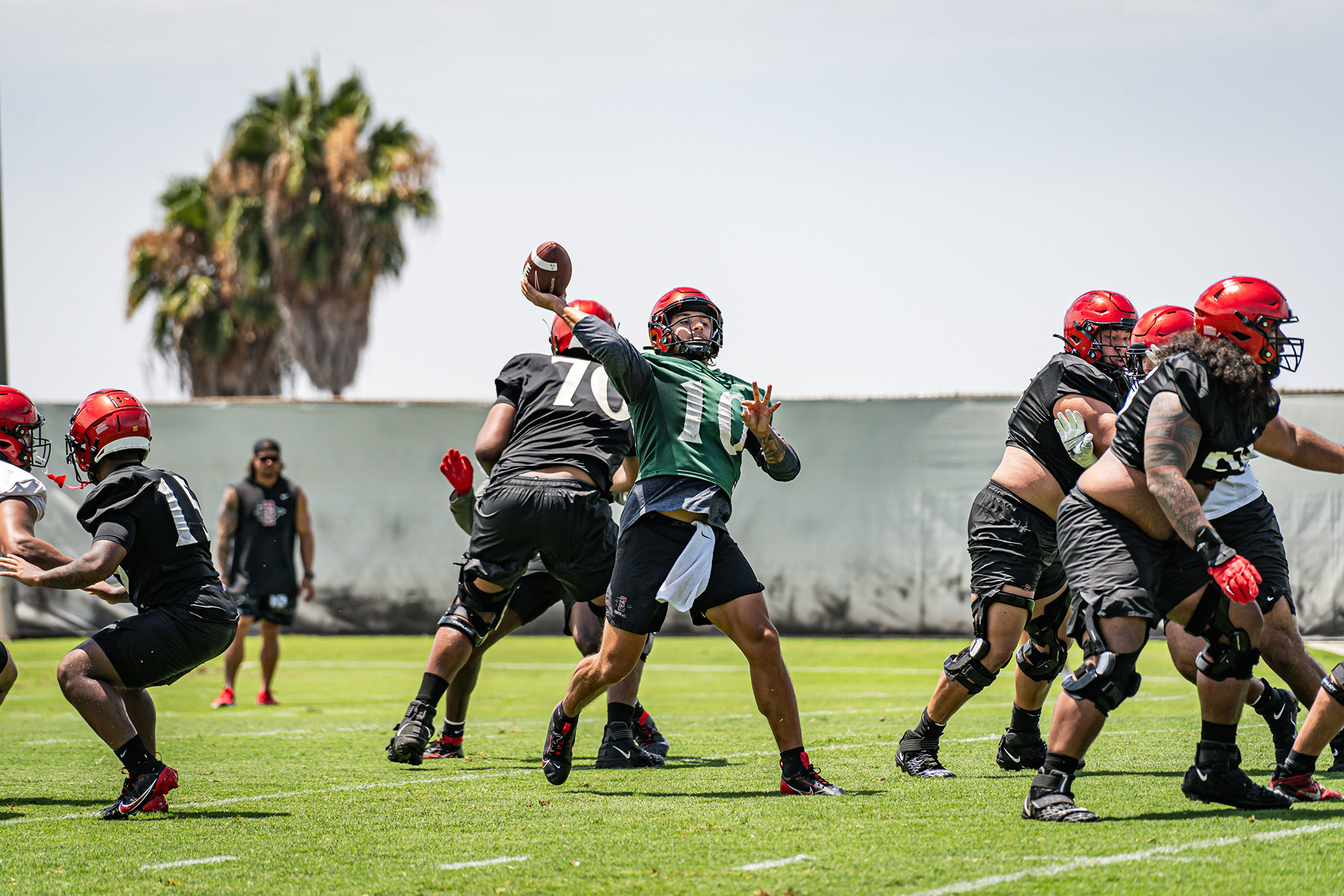 SDSU Continues Fall Camp on Friday - San Diego State Aztecs