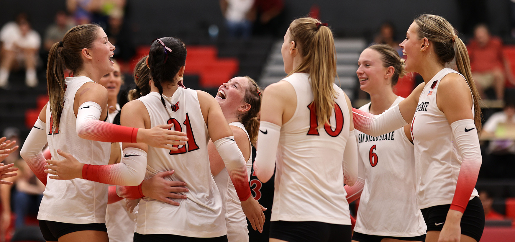 Aztecs Post Four-Set Victory over UC San Diego in 2025 Home Opener ...