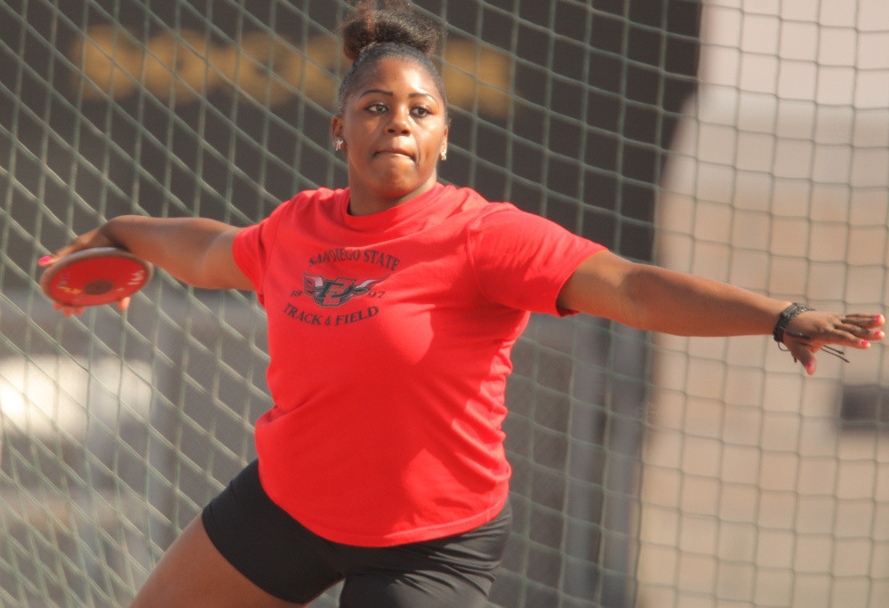 Jasmine Burrell Sets School Record in Albuquerque - San Diego State Aztecs