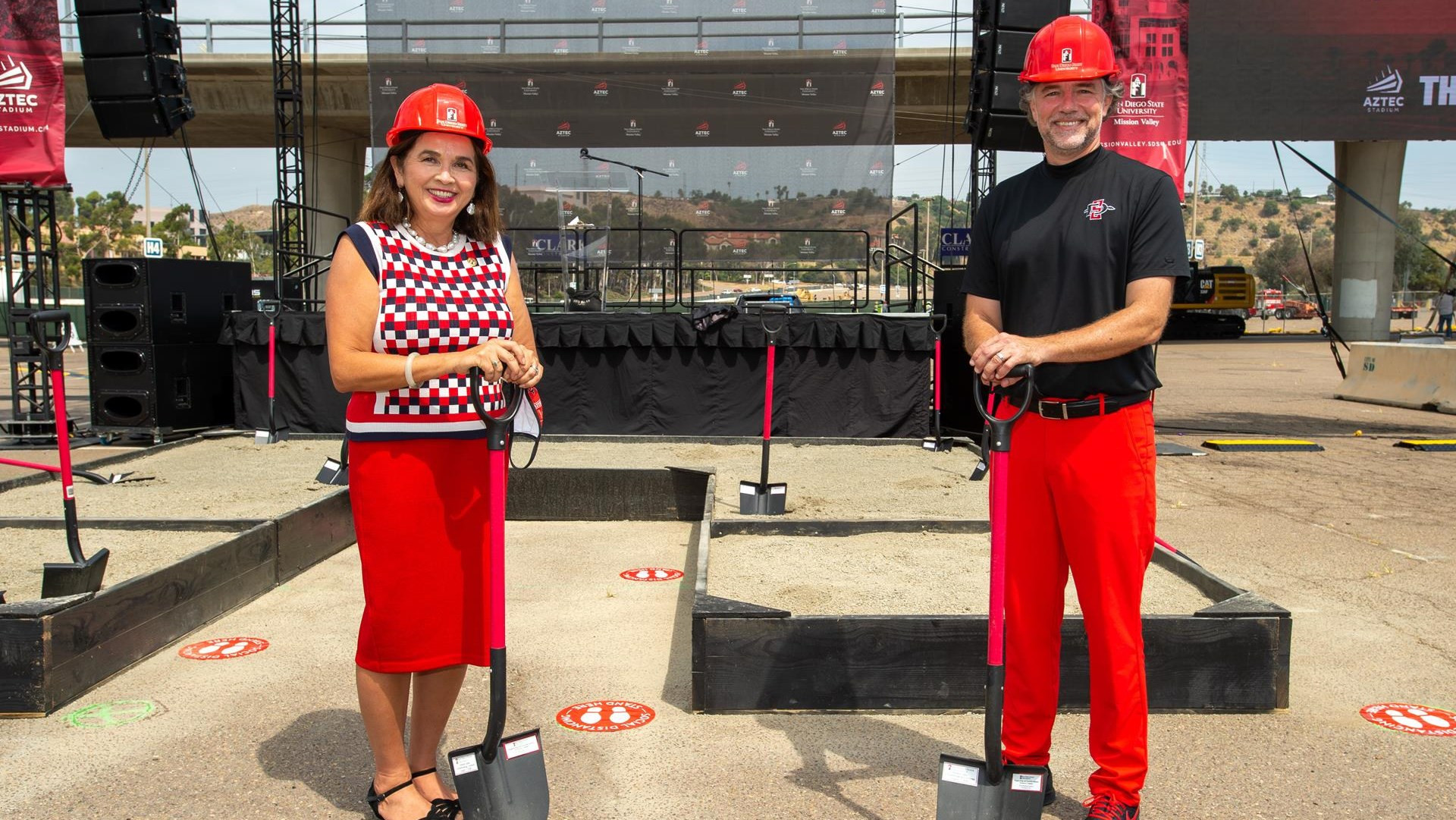 SDSU Holds Groundbreaking Ceremony for Aztec Stadium - San Diego State ...